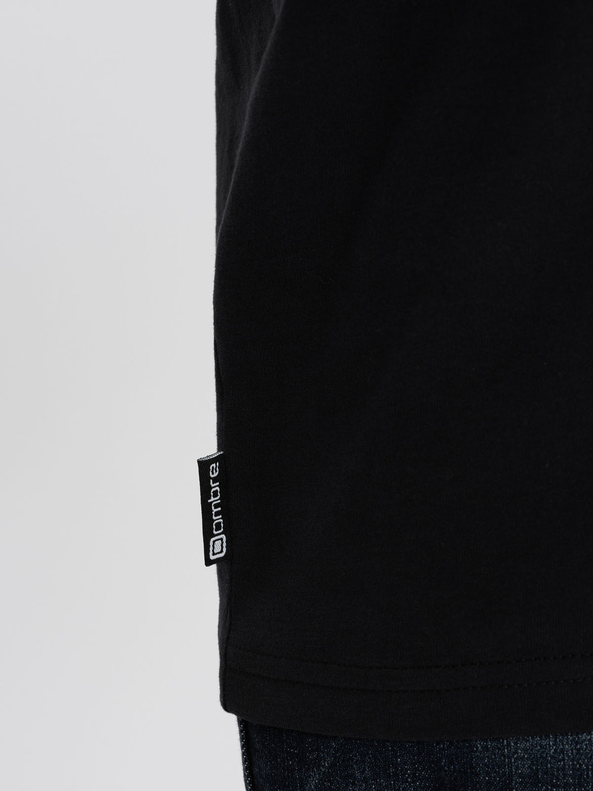 Longsleeve męski z nadrukiem - czarny V1 OM-LSPT-0119 | Ombre.com - Men ...