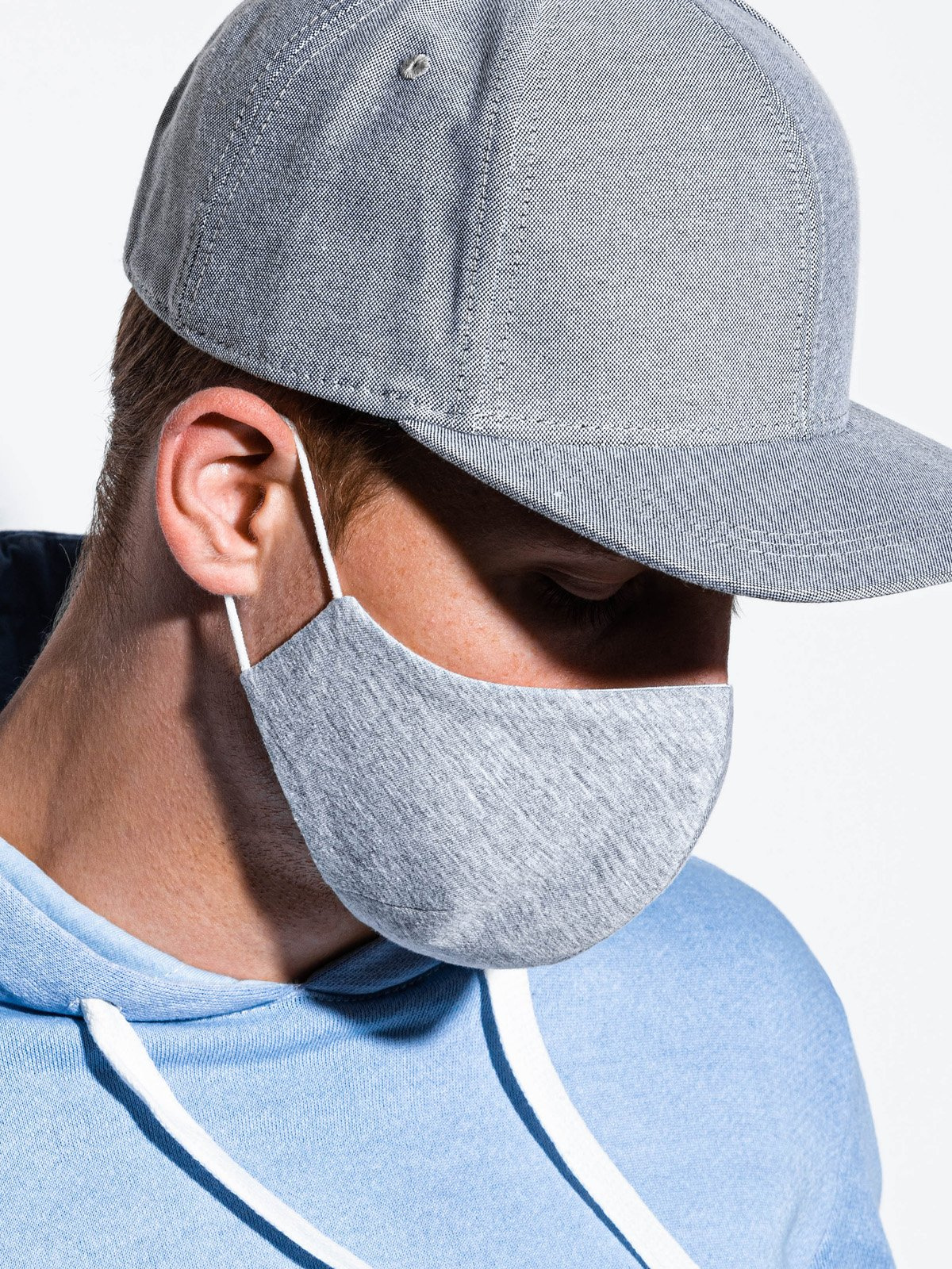 Mask - grey A261 | Ombre.com - Men's clothing online