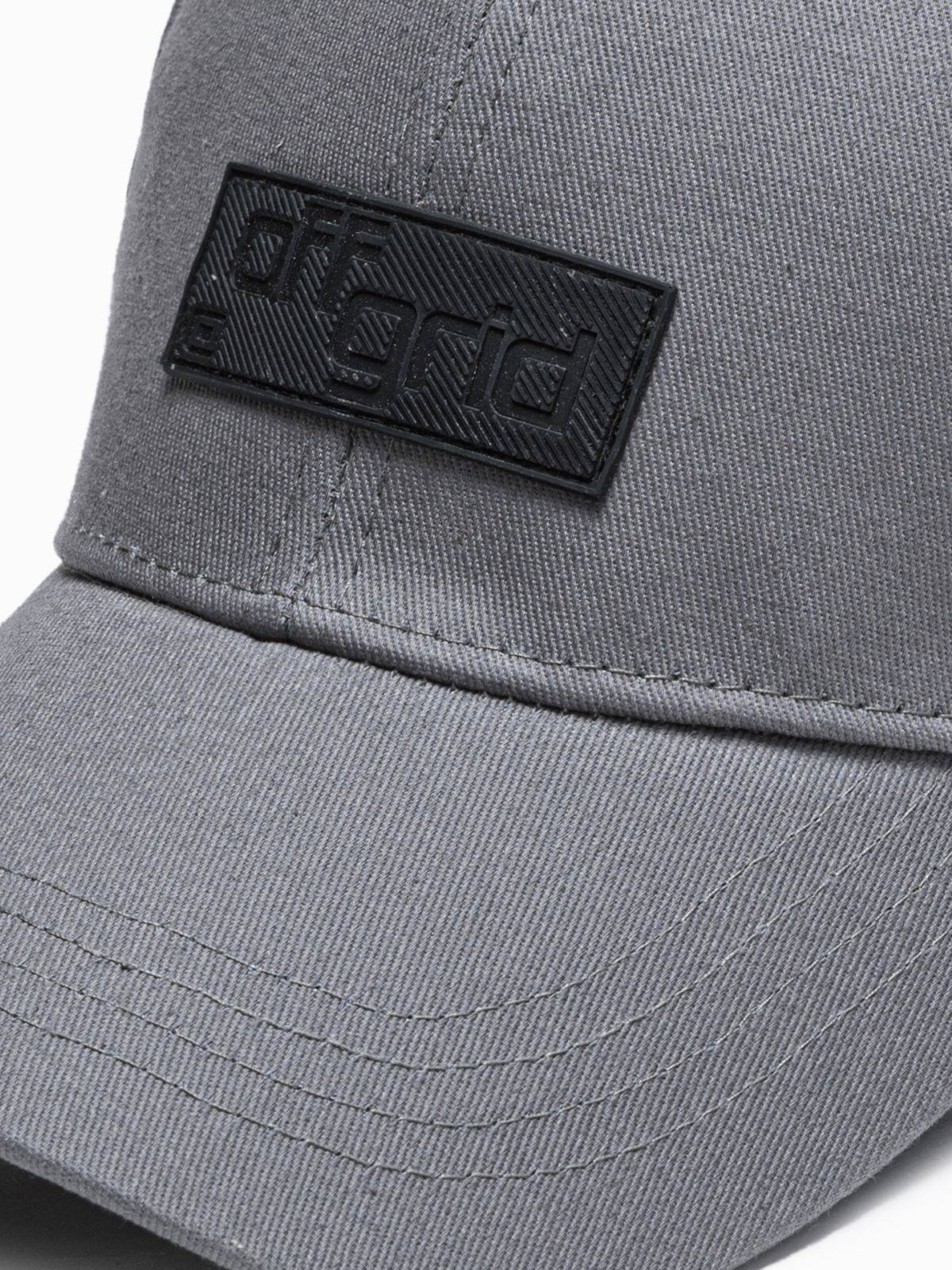 Men's baseball cap - gray V3 H102 | Ombre.com - Men's clothing online