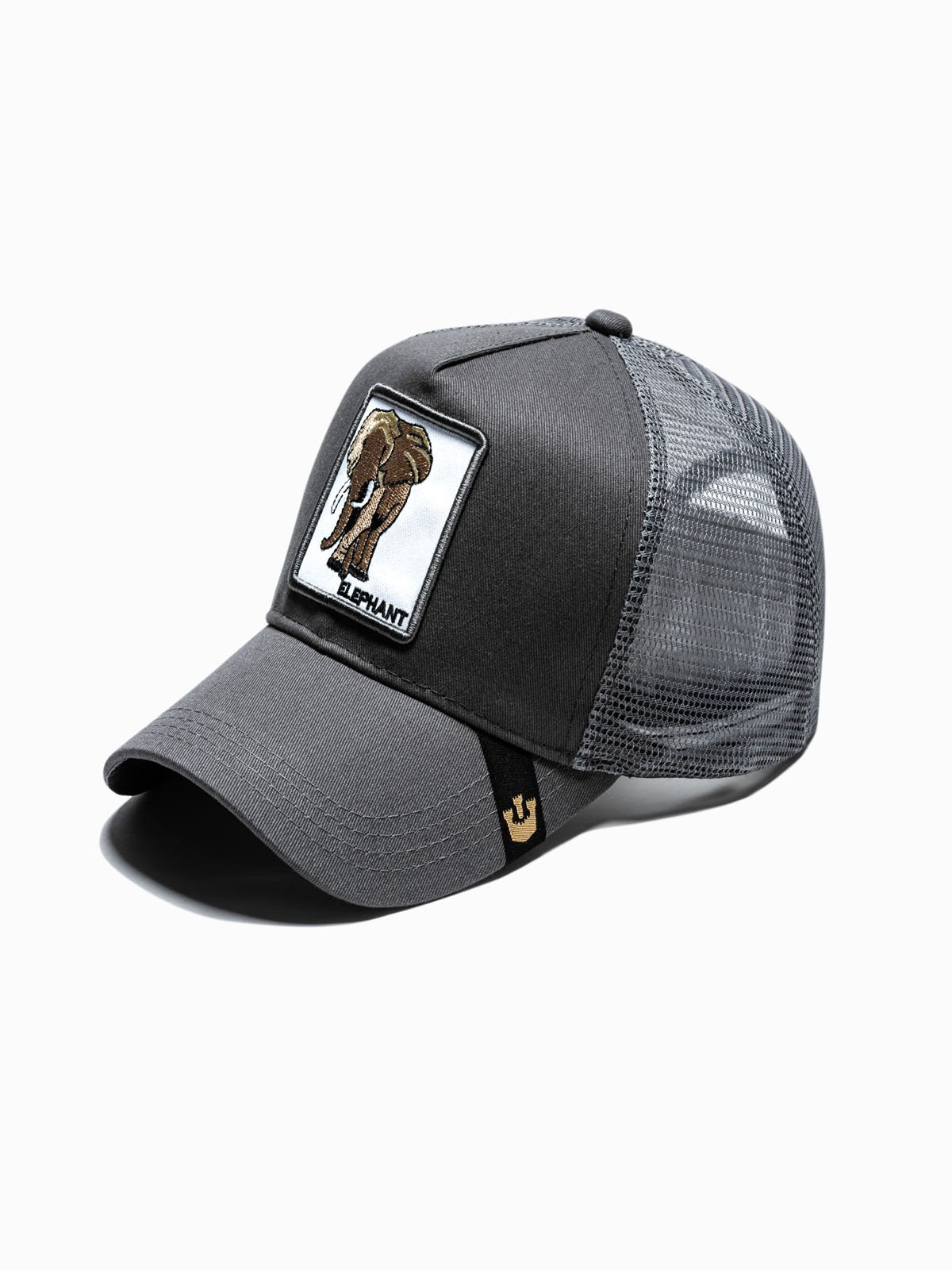 Men's cap - dark grey H100 | Ombre.com - Men's clothing online