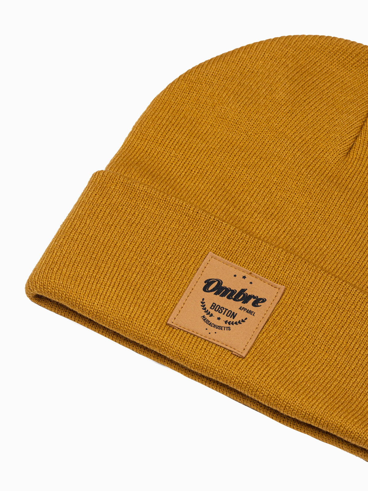 Men's hat - mustard H103 | Ombre.com - Men's clothing online
