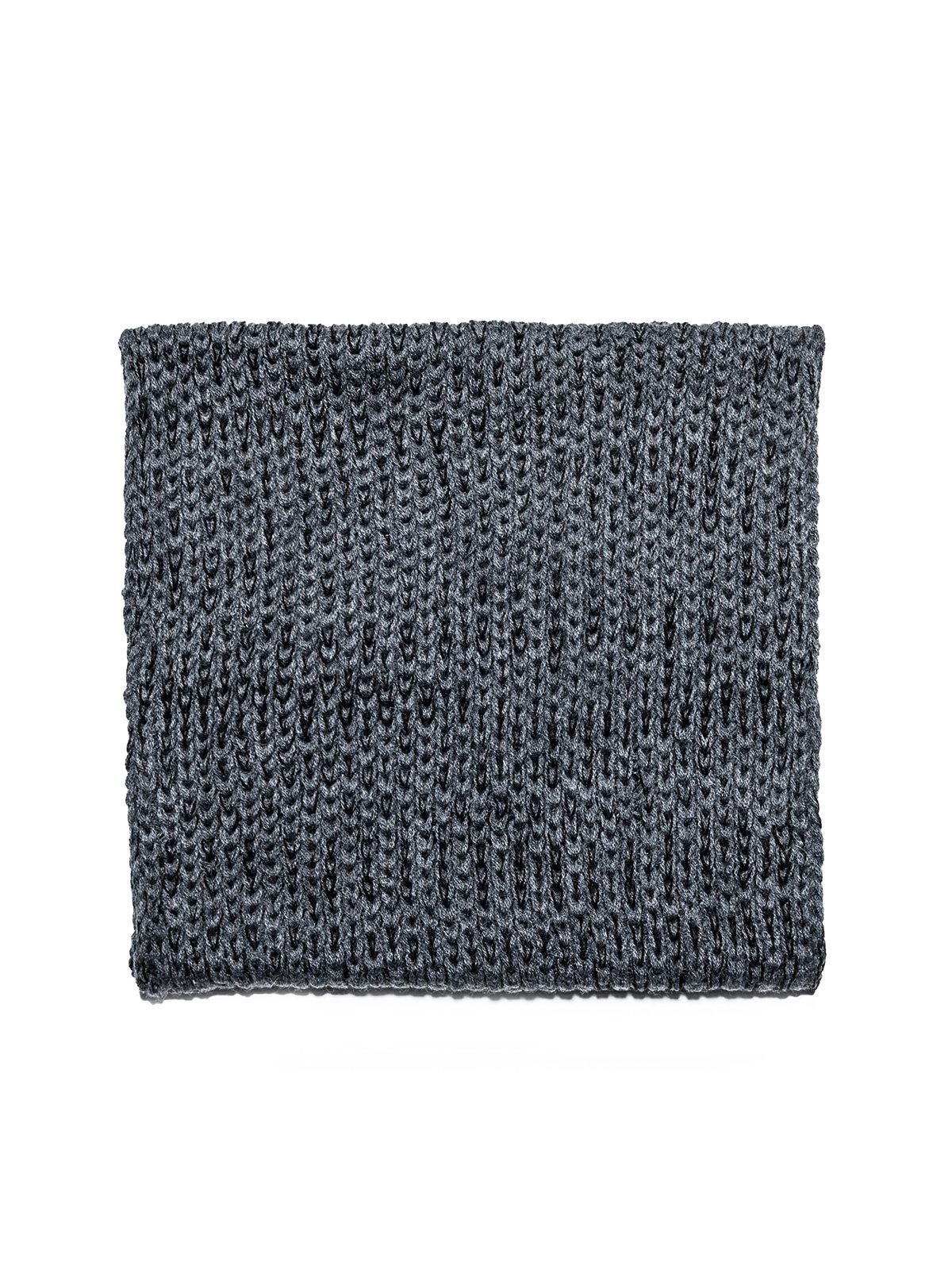 Men's snood - dark grey/black A099 | Ombre.com - Men's clothing online