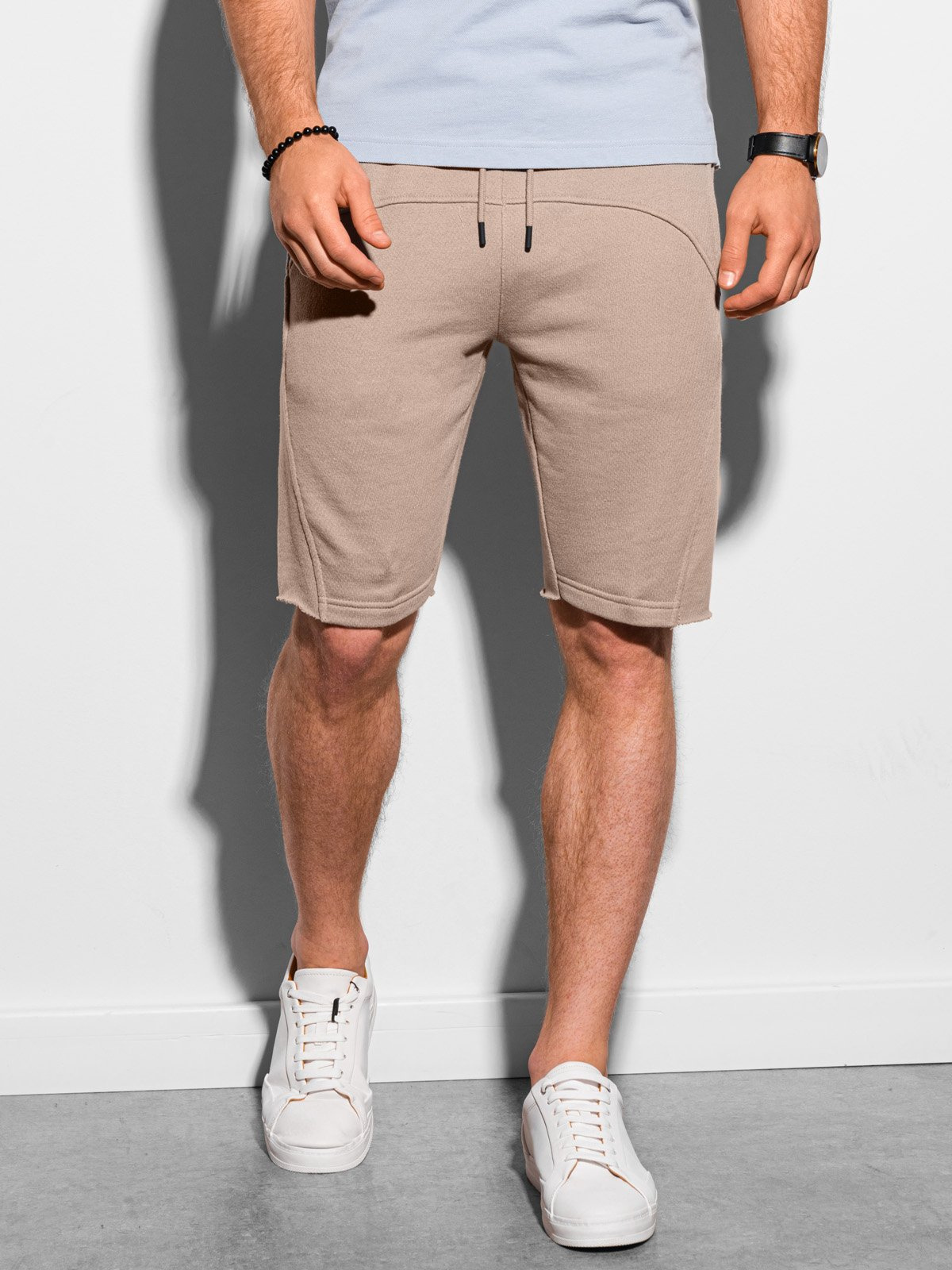 Men's sweatshorts - ash W299 | Ombre.com - Men's clothing online