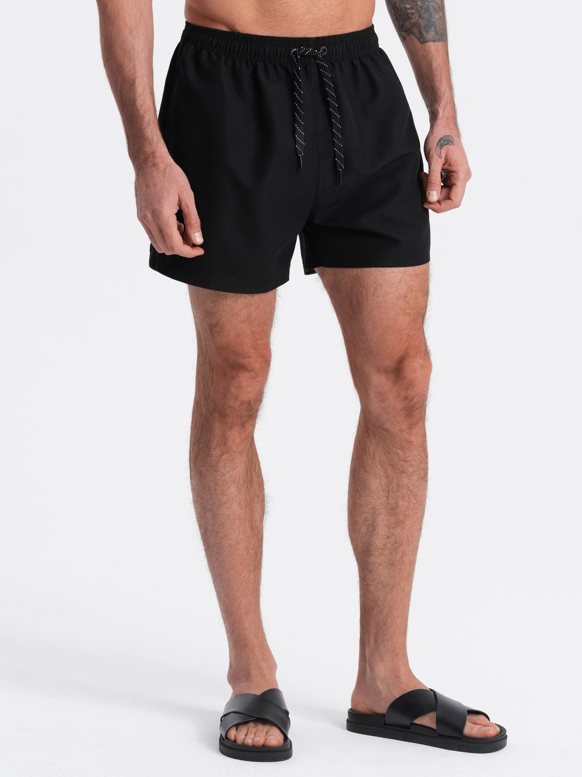 Men's swim shorts - black V25 OM-SRBS-0125 | Ombre.com - Men's clothing ...