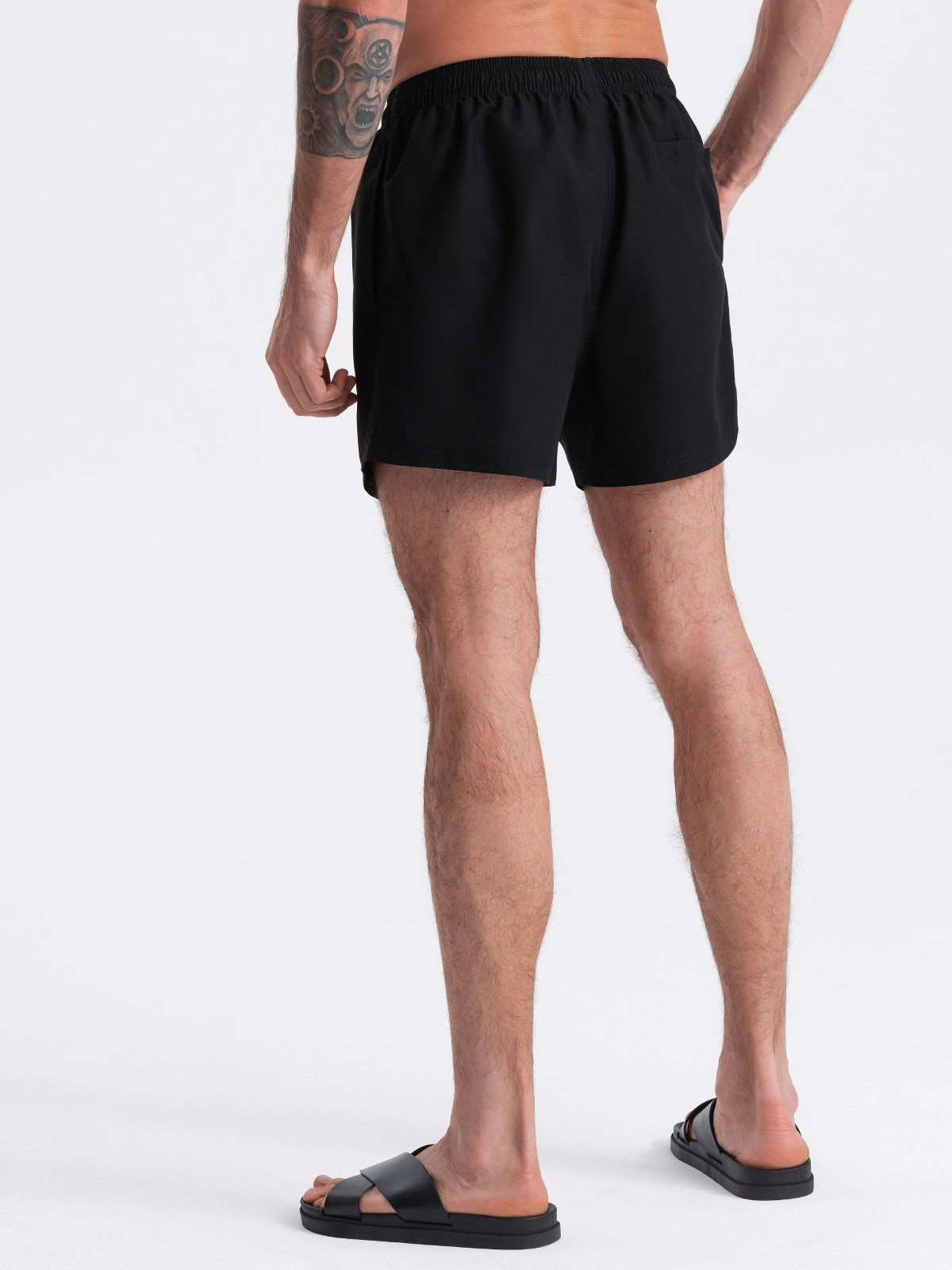 Men's swim shorts - black V25 OM-SRBS-0125 | Ombre.com - Men's clothing ...