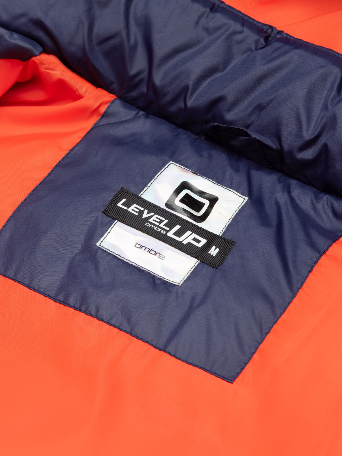 Men's winter jacket - dark blue C546 | Ombre.com - Men's clothing online